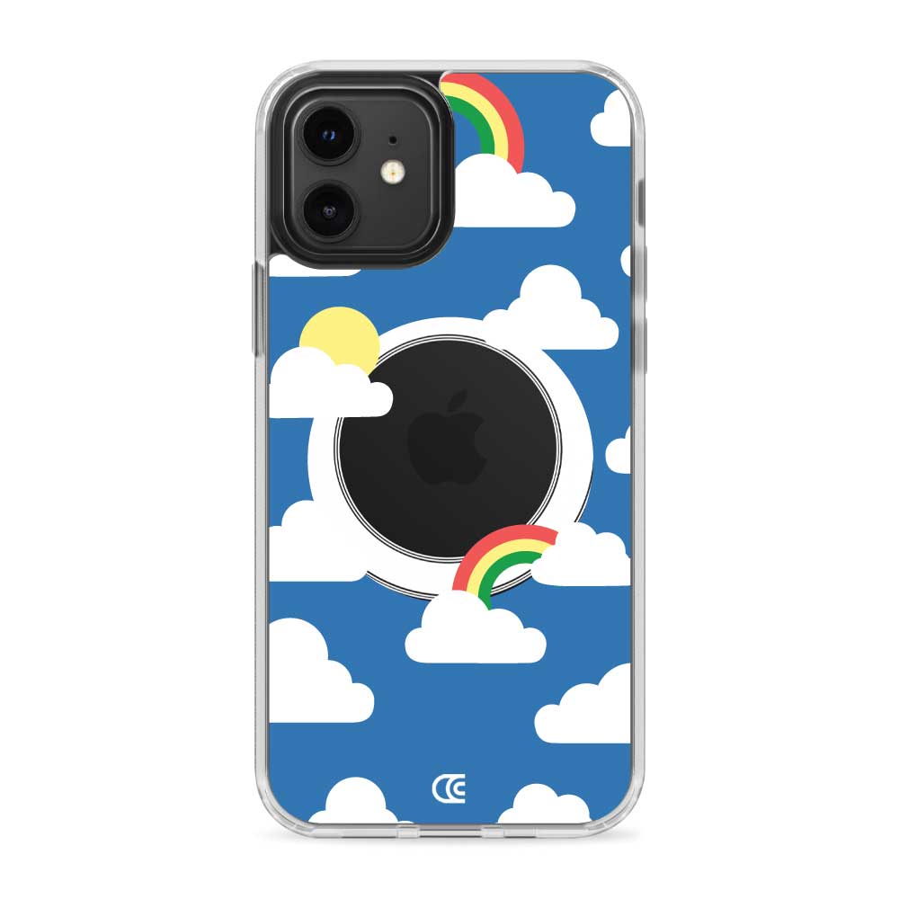 เคส iPhone 12 | Rainbow Blue Sky Frame – Case Culture