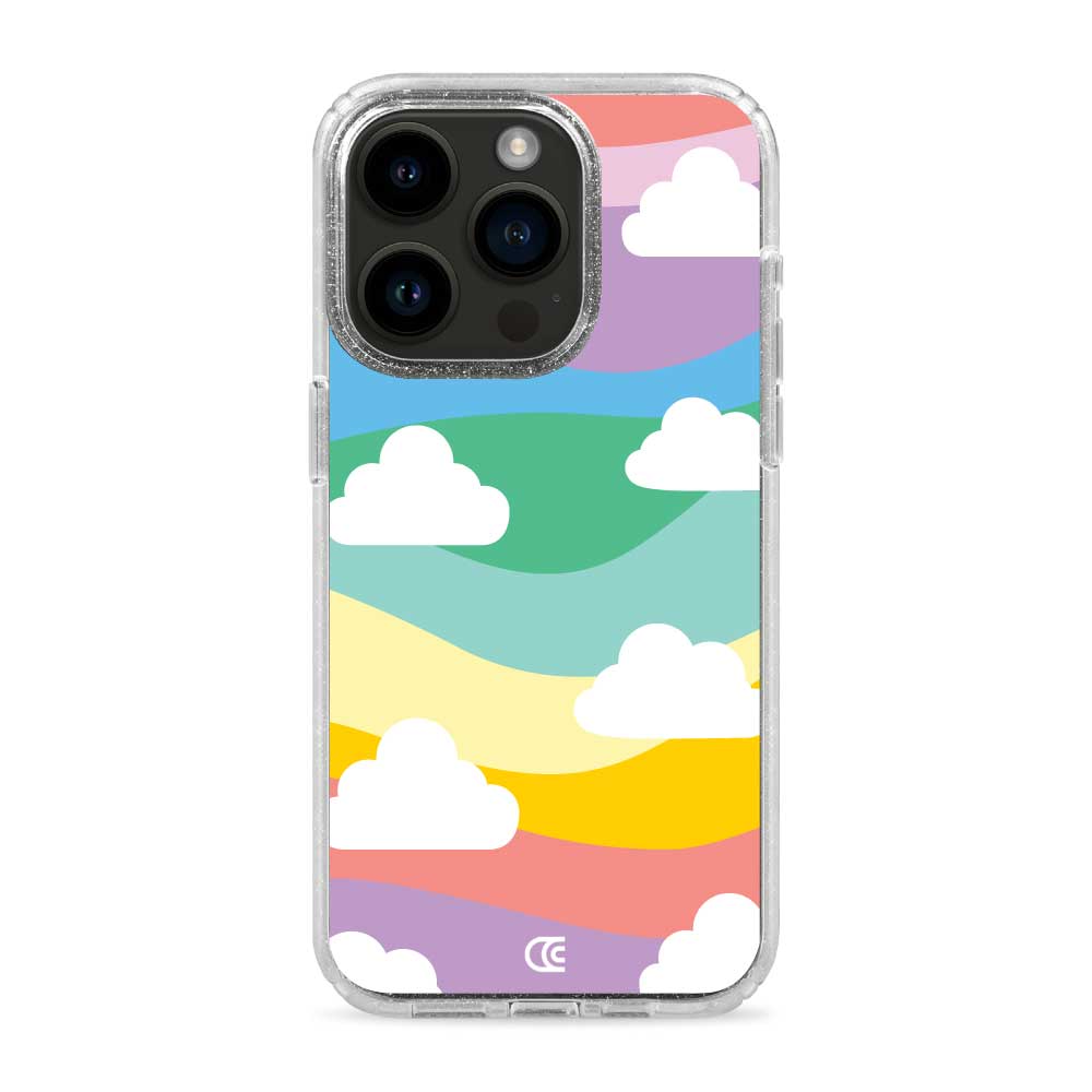 เคส iPhone 15 Pro | Pastel Rainbow Sky – Case Culture