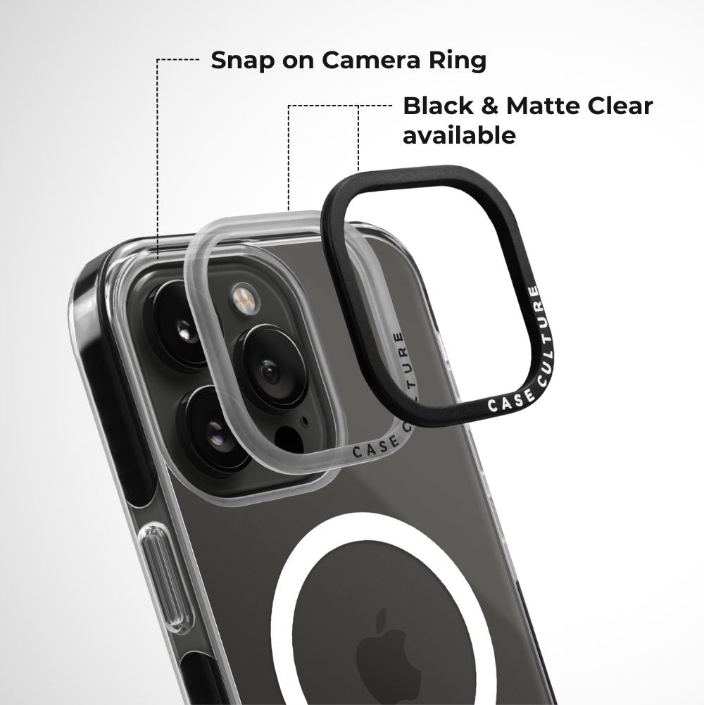 Snap-On Camera Ring | Matte Clear – Case Culture