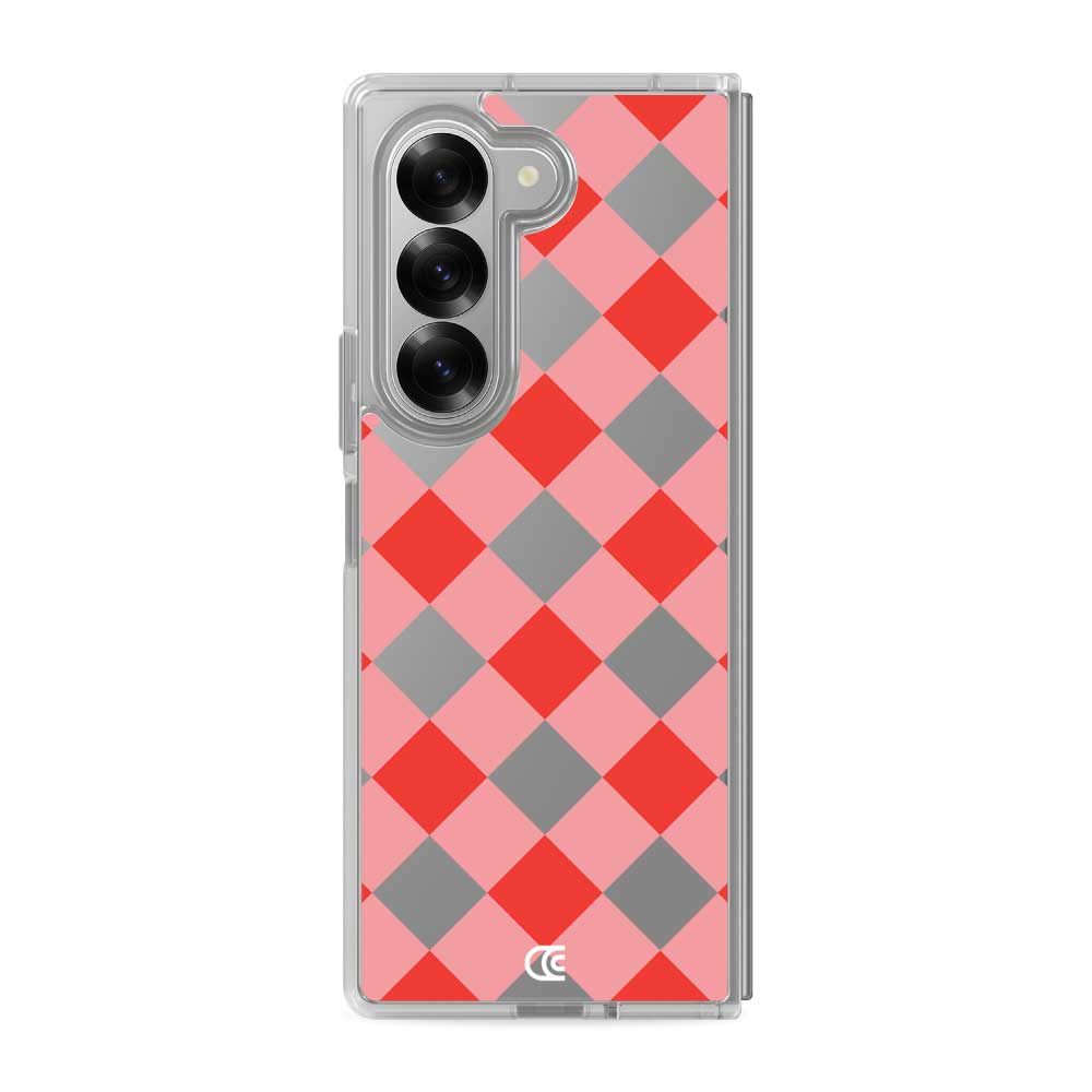 เคส Galaxy Z Fold6 | Red Scott Pattern – Case Culture