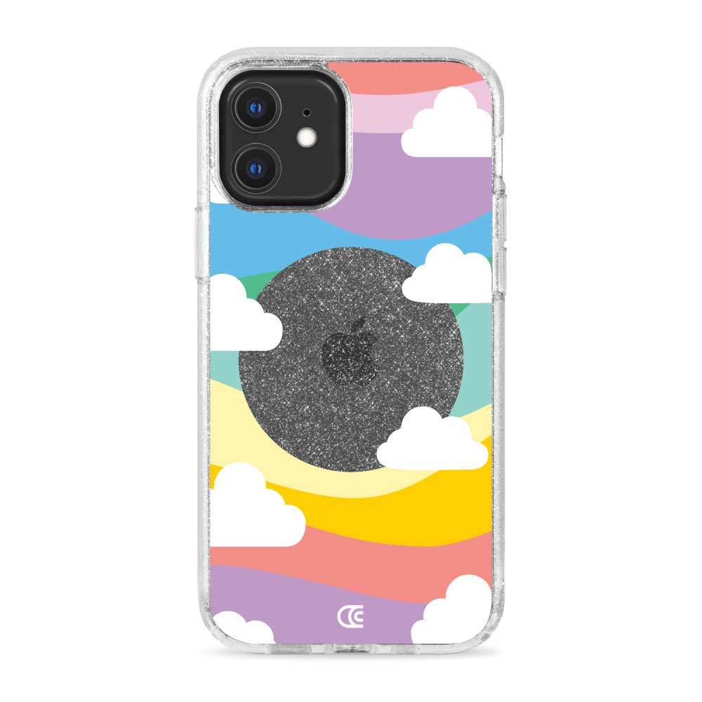 เคส iPhone 12 | Pastel Rainbow Sky Frame – Case Culture