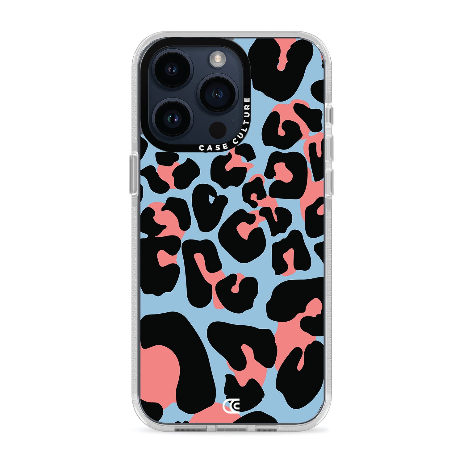 เคส iPhone 15 Pro Max | Baby Blue Leopard – Case Culture