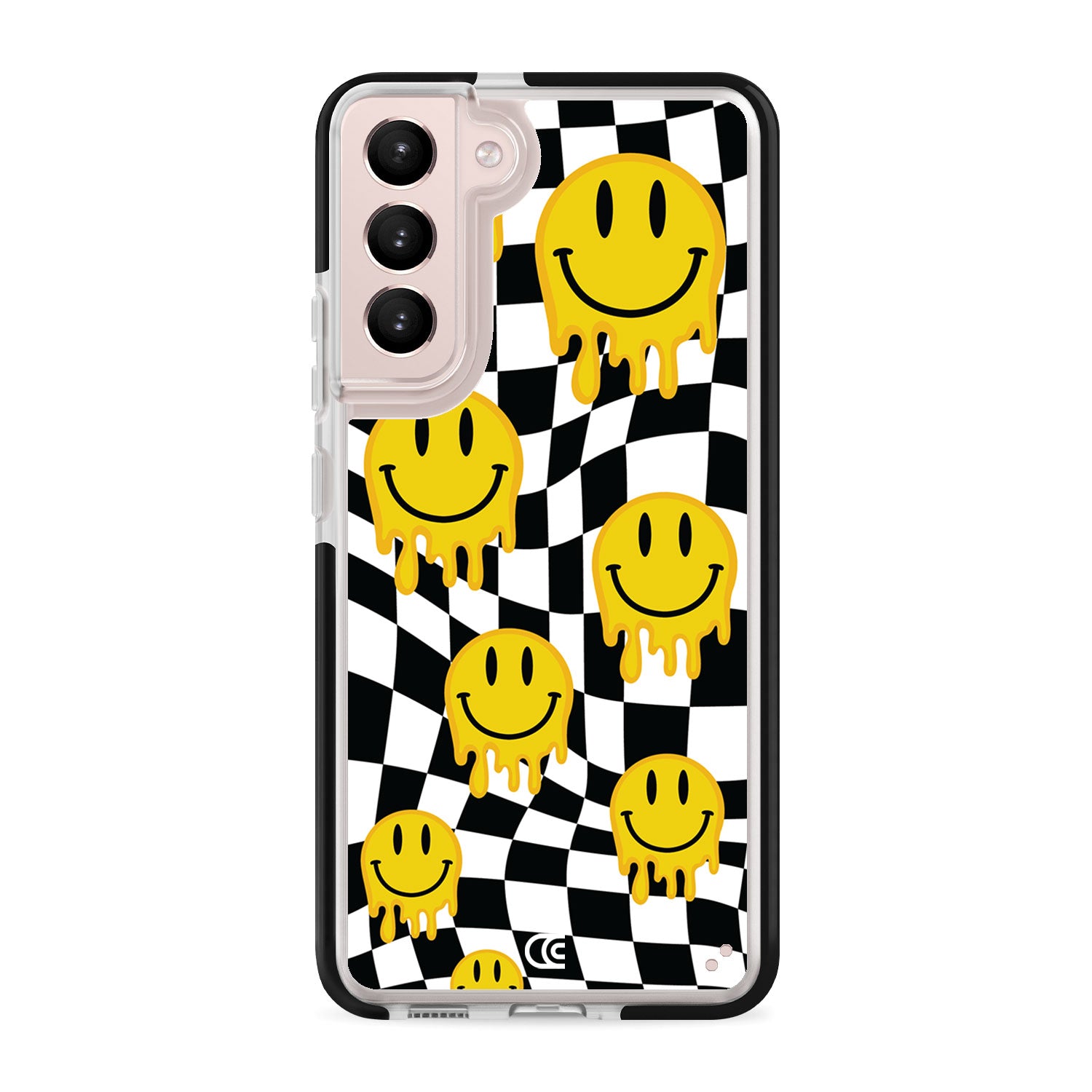 เคส Galaxy S22 | Dripping Smiley Checker – Case Culture