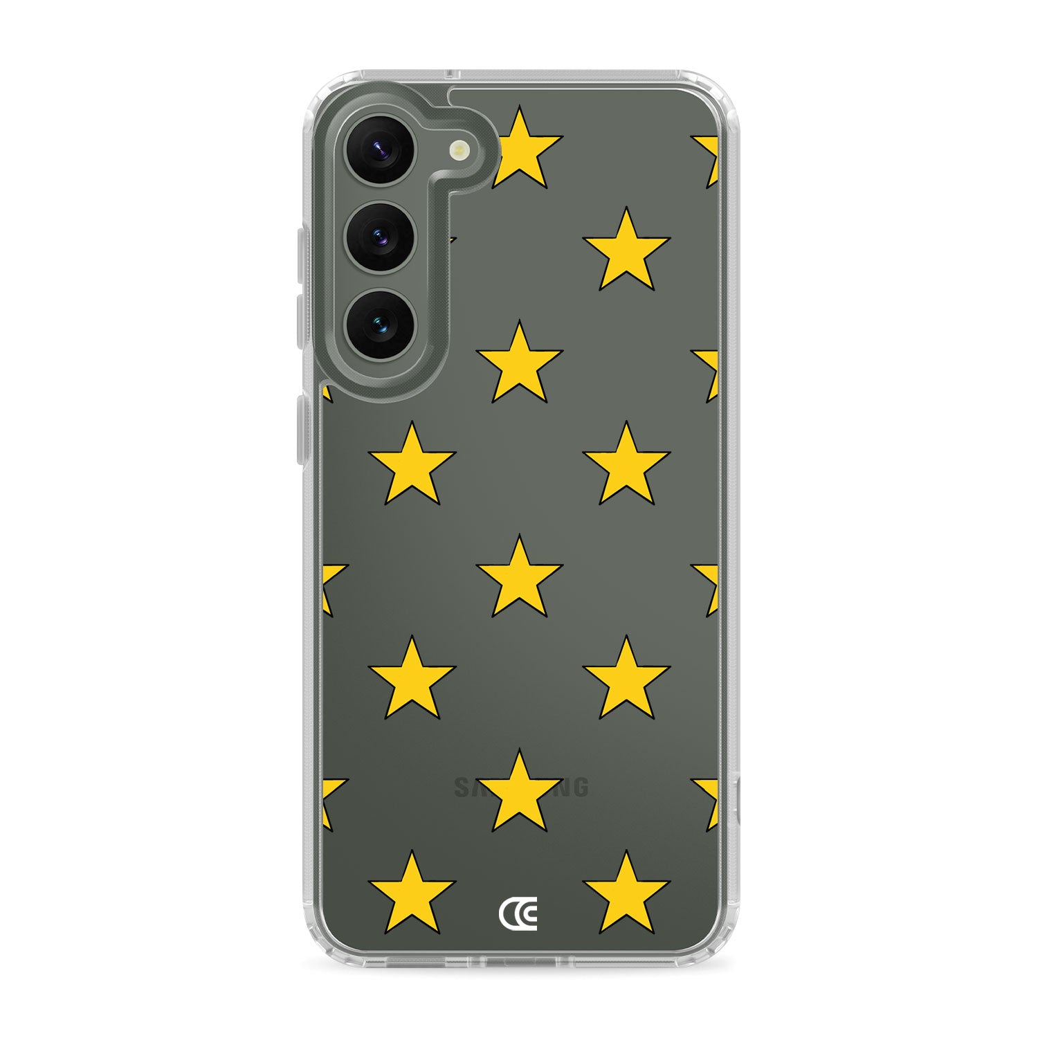 เคส Galaxy S23 Plus | Yellow Stars – Case Culture